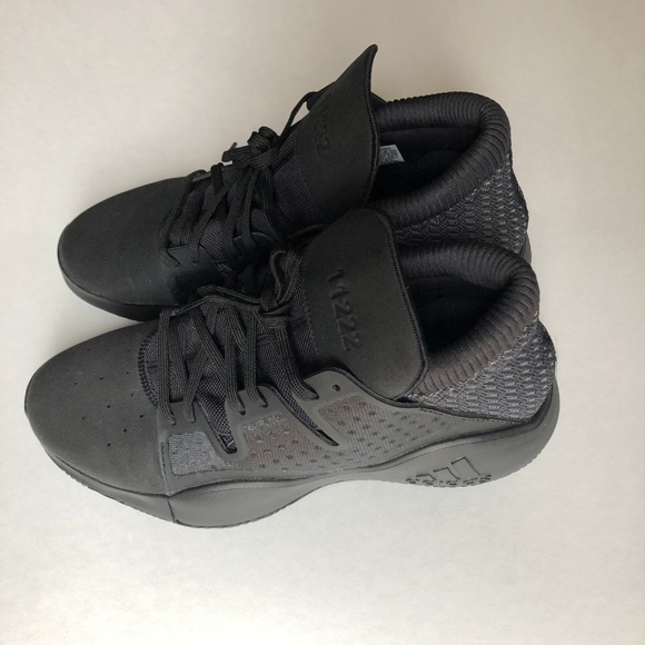 adidas | Shoes | Adidas Pro Vision All Black Sneaker | Poshmark
